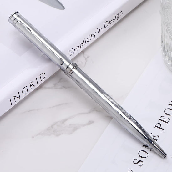 Personalised Metal Ballpoint Pen – Silver, Gold & Rainbow – Spoon From ...